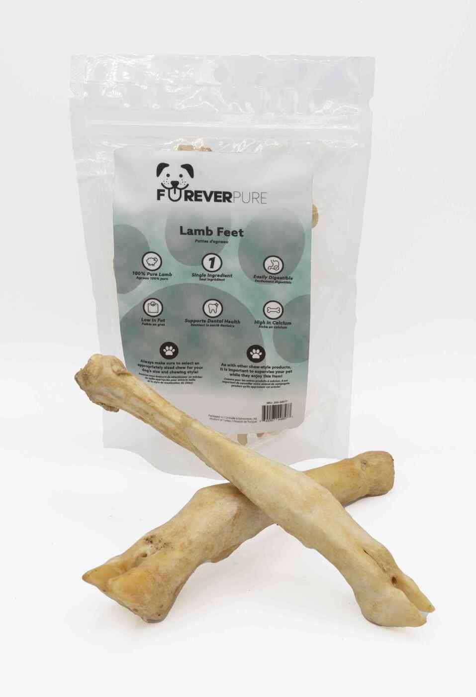 Furever Pure Lamb Feet - 3-Pack