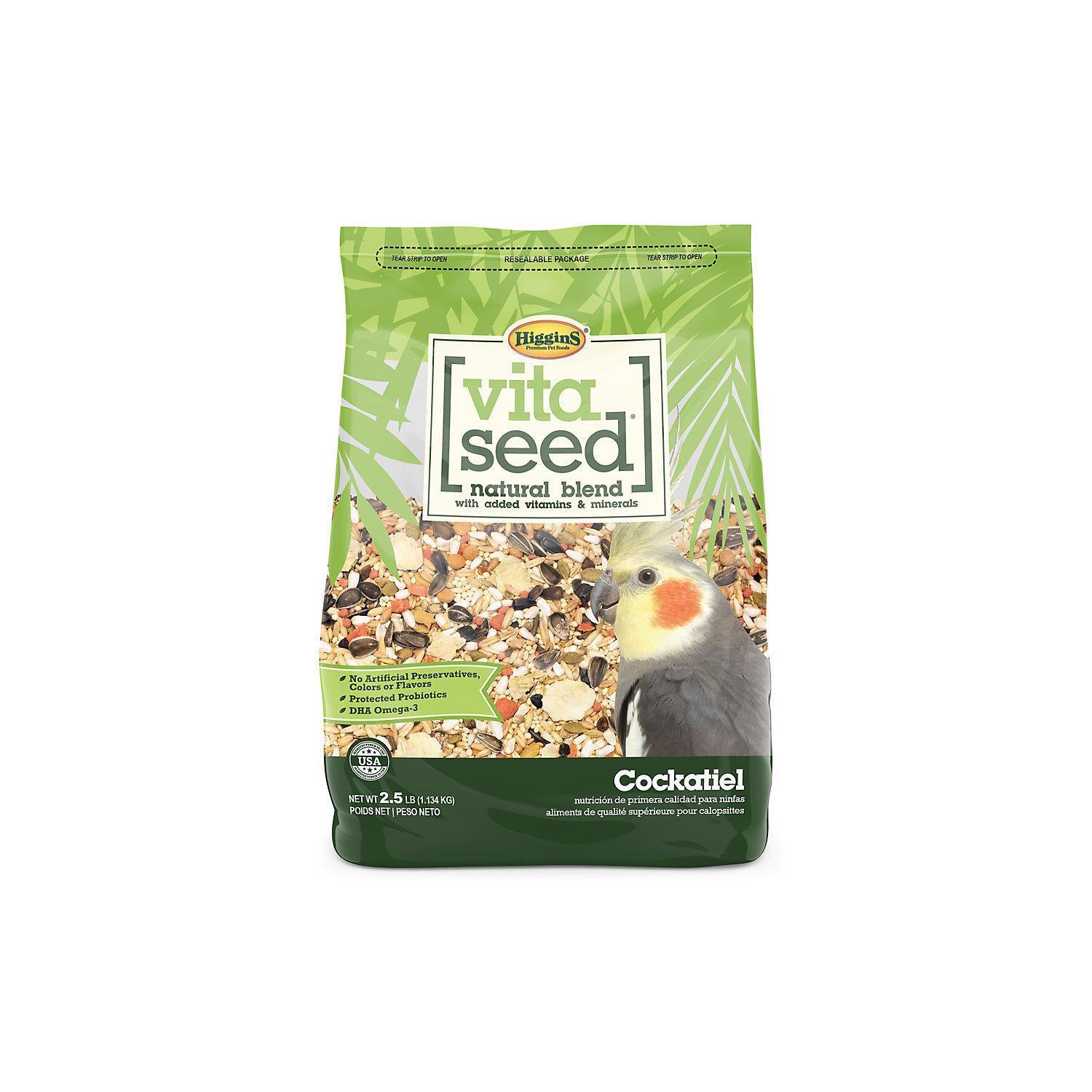 Higgins Vita Seed Cockatiel - 1.13Kg