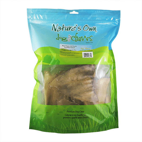 Nature's Own Beef Ears 12 Pack