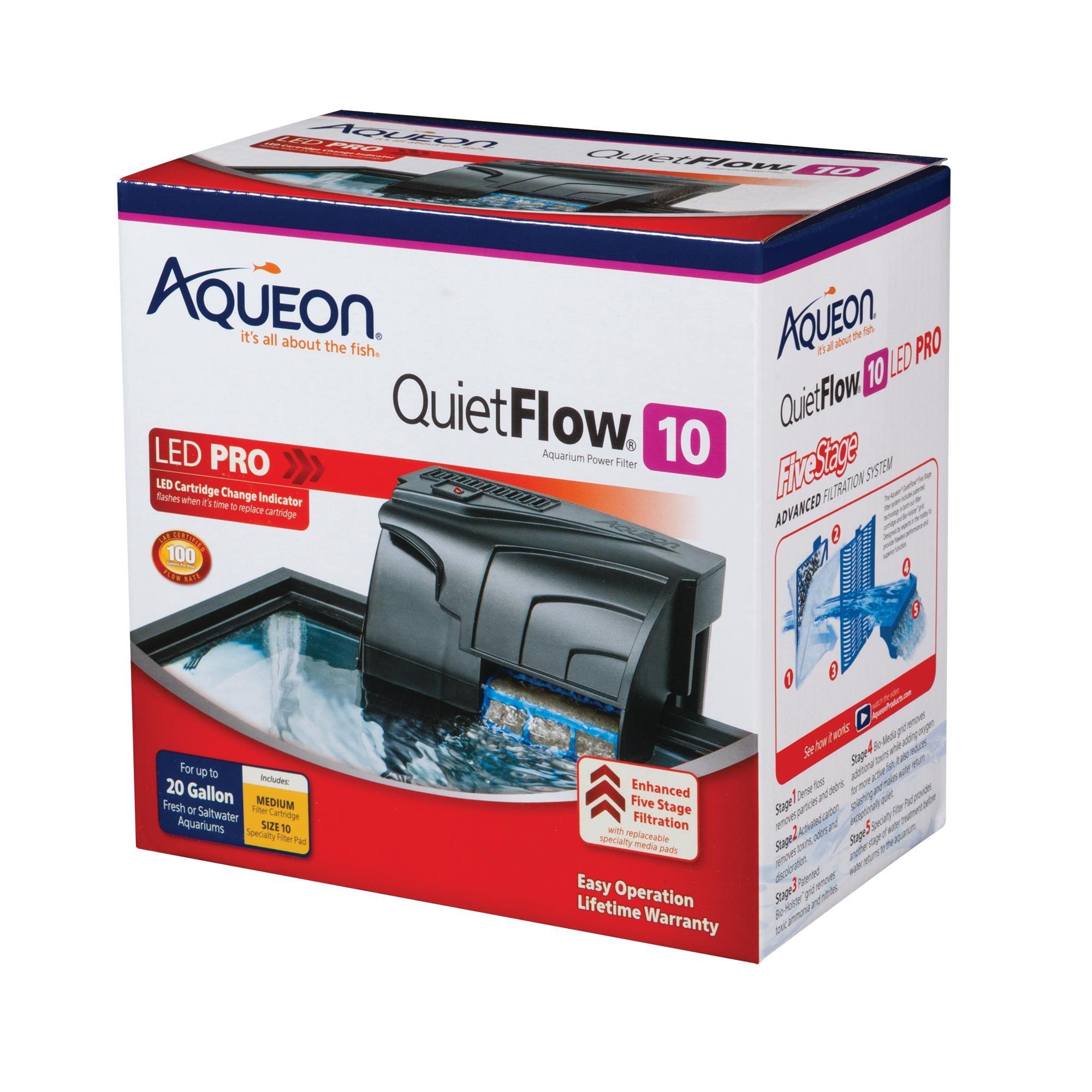 Aqueon QuietFlow LED Pro Power Filter