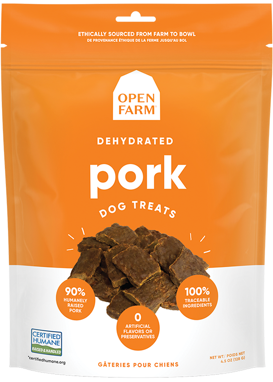 Open Farm Dog Dehydrated Pork Treats 4.5oz