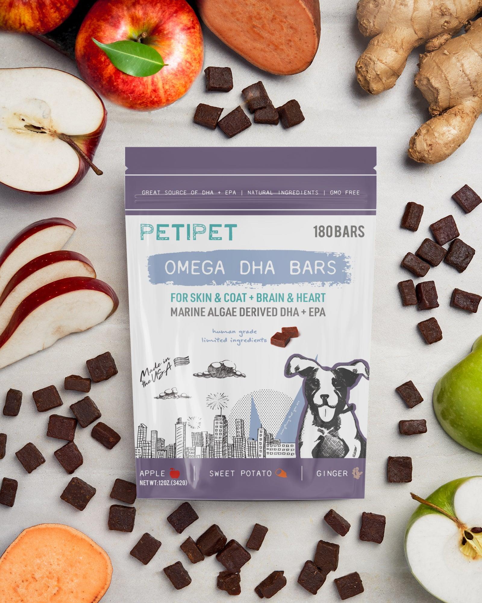 Petipet Omega DHA Bars - Well-Being Dog Treats